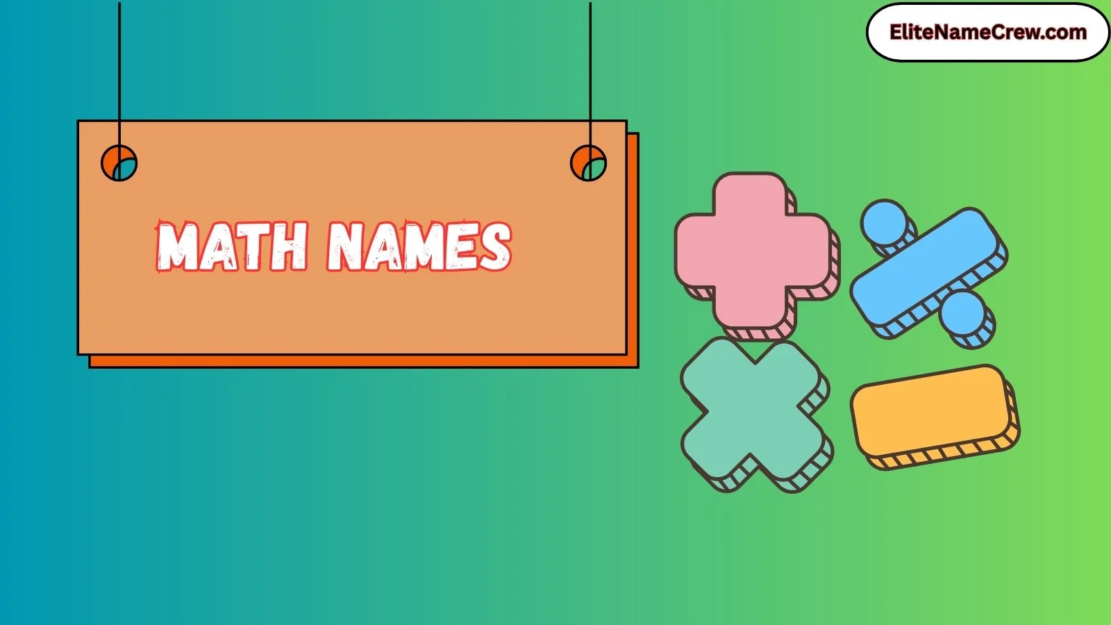 501+ Math Names 2025-2026