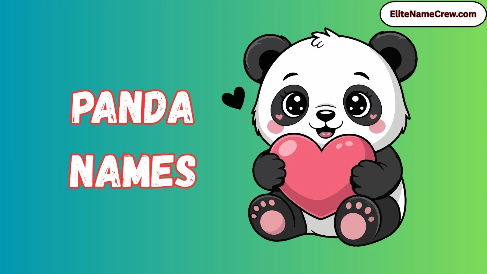 501+ Panda Names 2025-2026