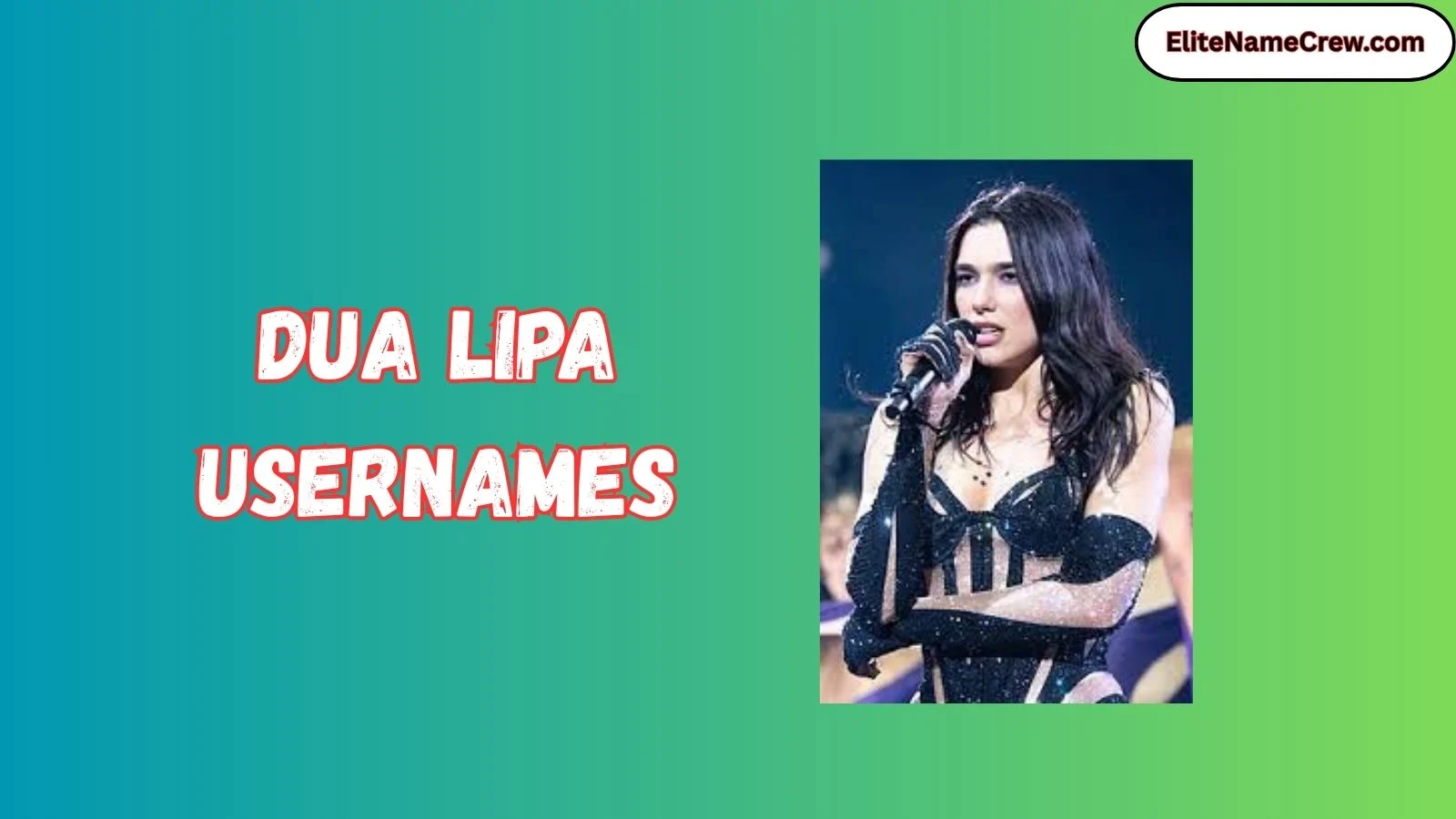 501+ Dua Lipa Usernames 2026