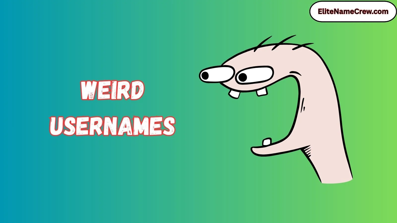 501+ Weird Usernames 2026