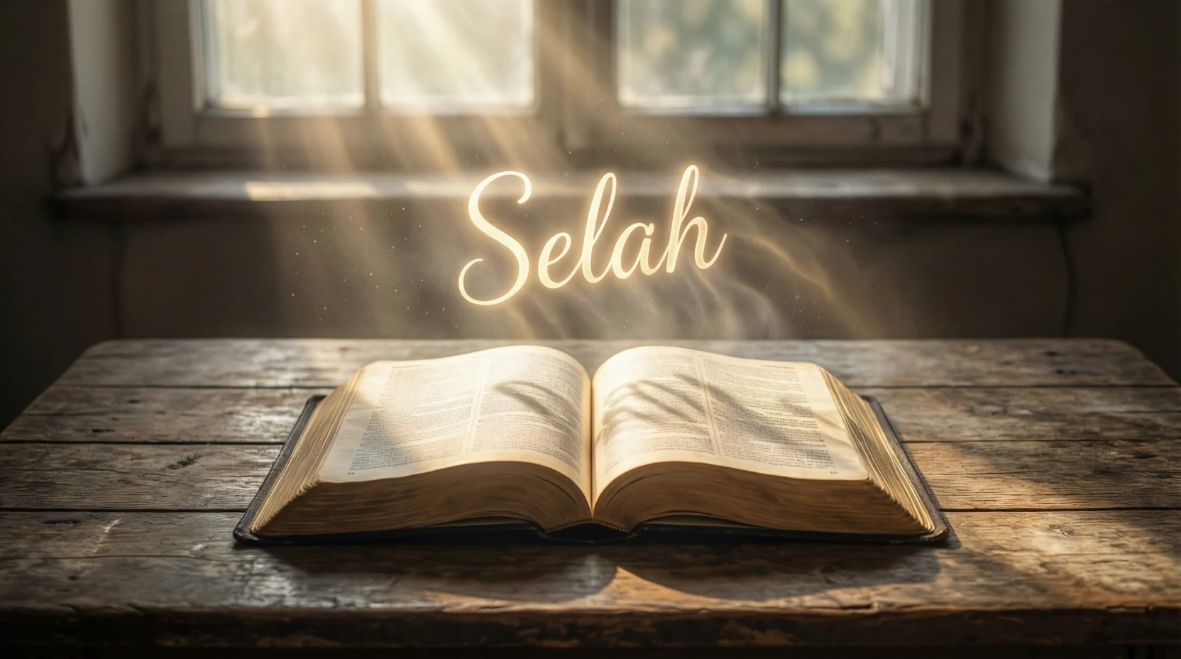What Does Selah Mean in the Bible