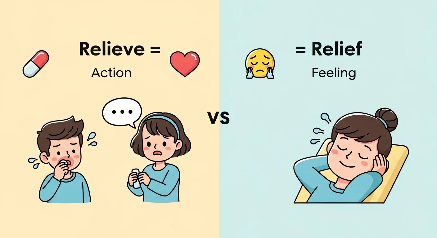 Relieve vs Relief in 2026: Easy Guide for Students, Learners and Beginners