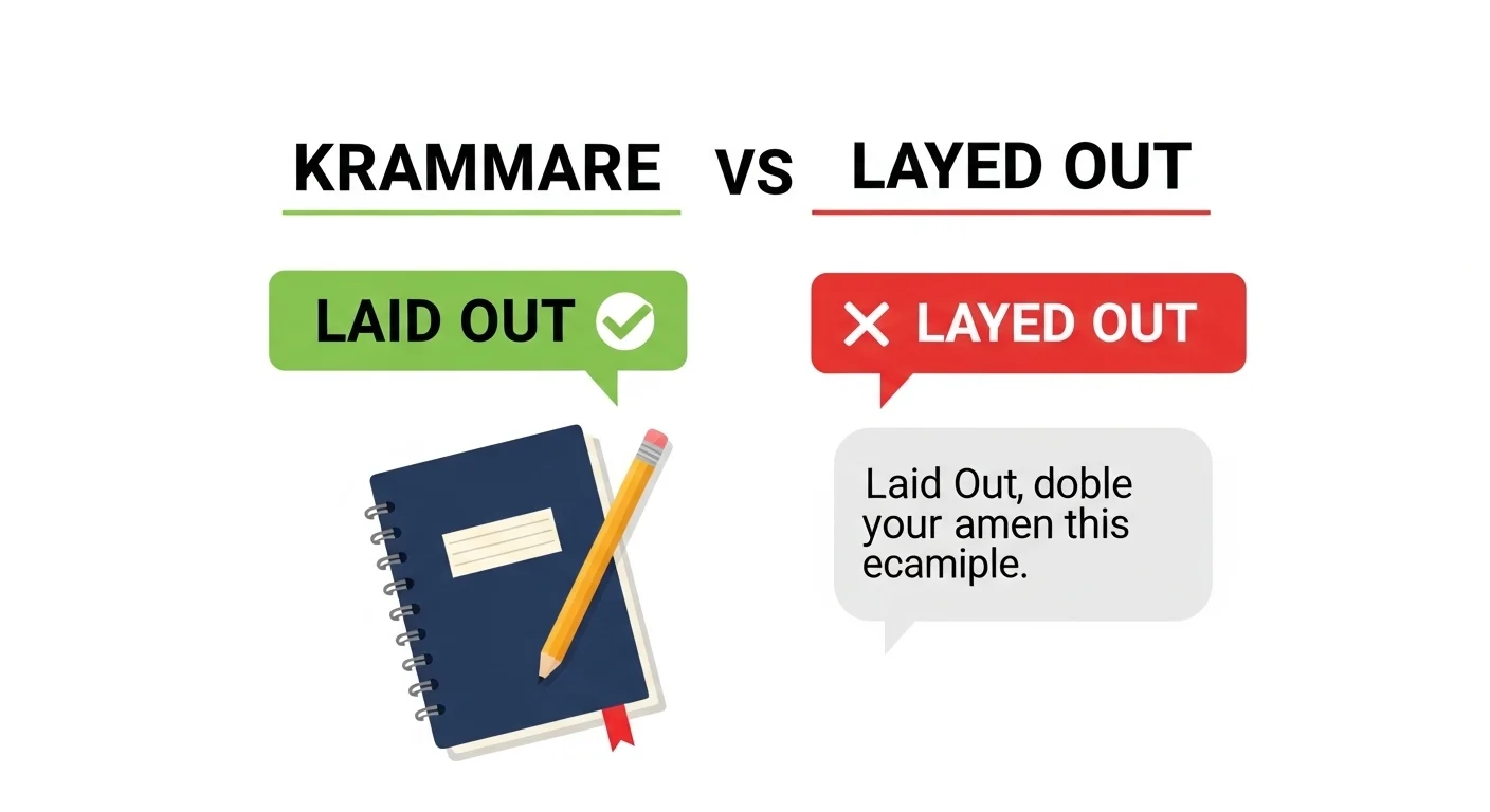 Laid Out vs Layed Out (2026): The Clear Guide to the Correct Spelling ...